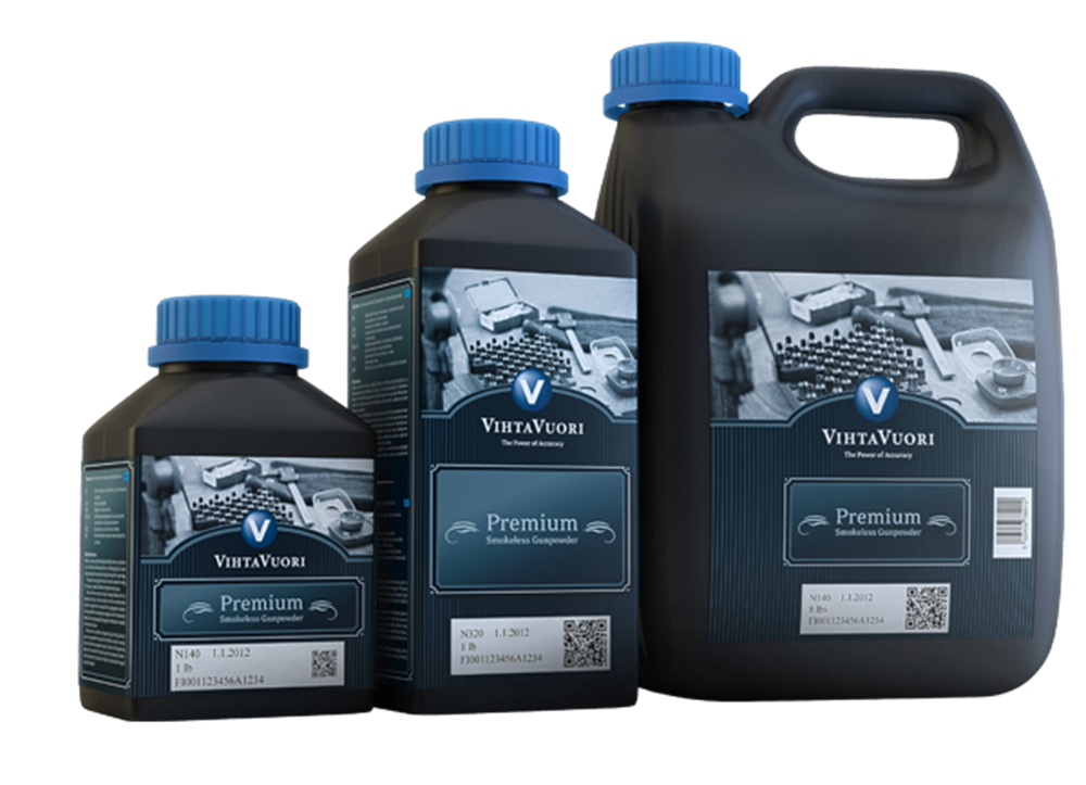 Vihtavuori Premium Smokeless Powder N100, N300, N500 Series – Sporting ...